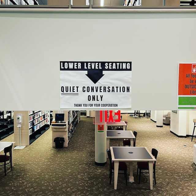 Library Signage – Disquiet